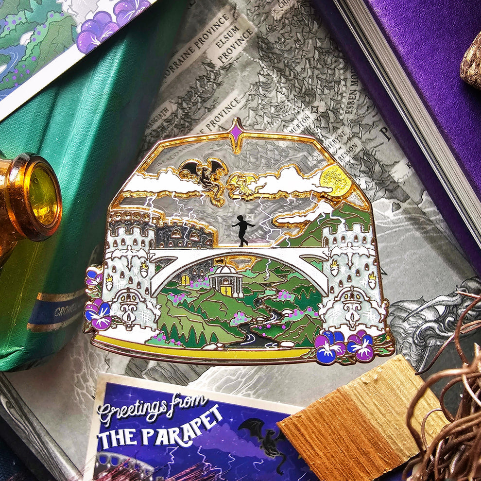 Officially Licensed Fourth Wing Terrarium Pin | The Parapet – The ...