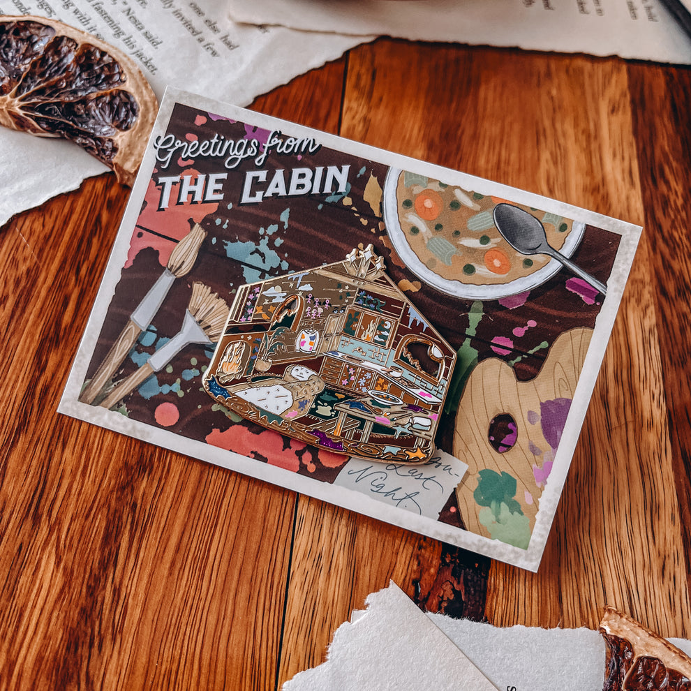 Officially Licensed Terrarium Pin | The Cabin – The Enamel Library