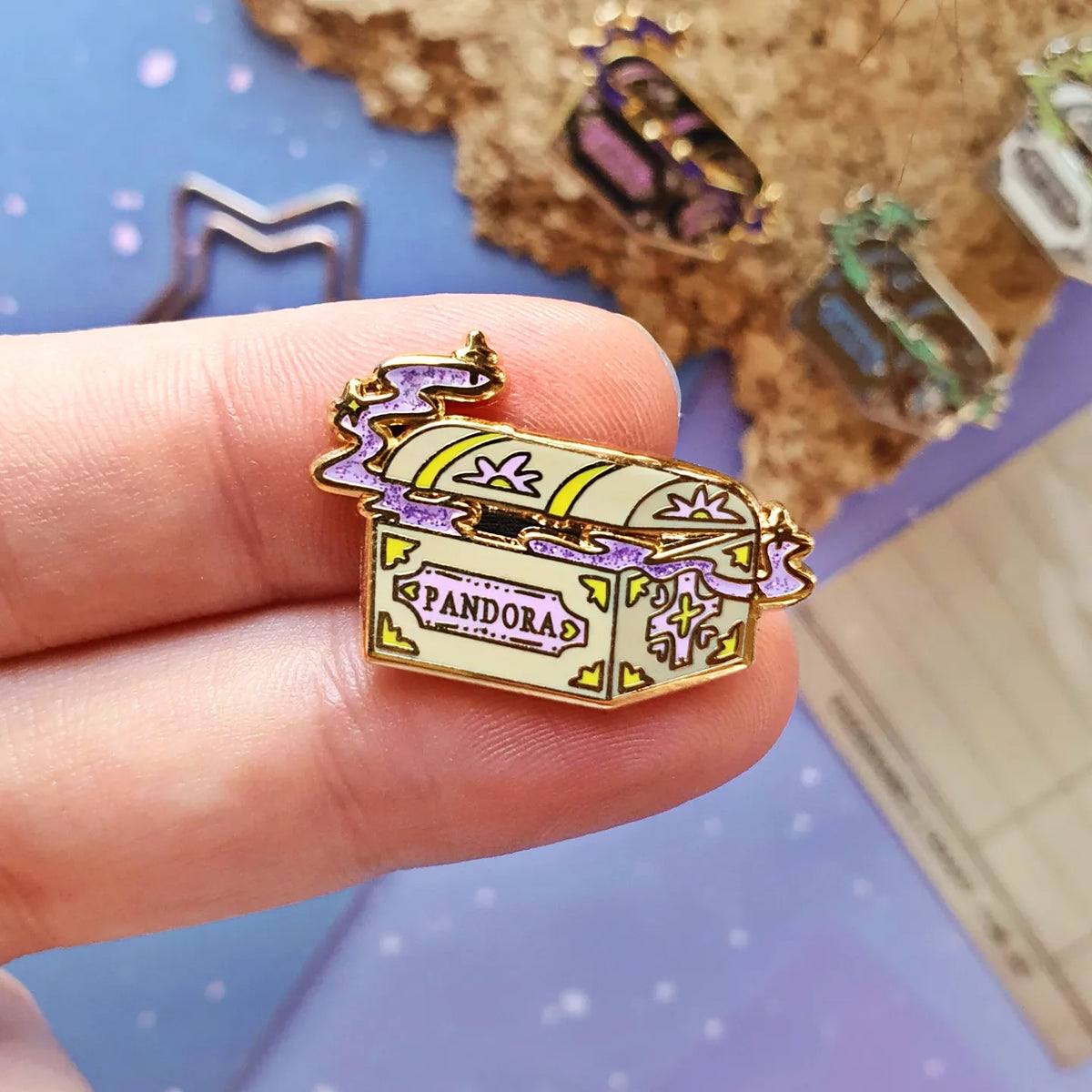 Pandora's Box Mini-Pins – The Enamel Library
