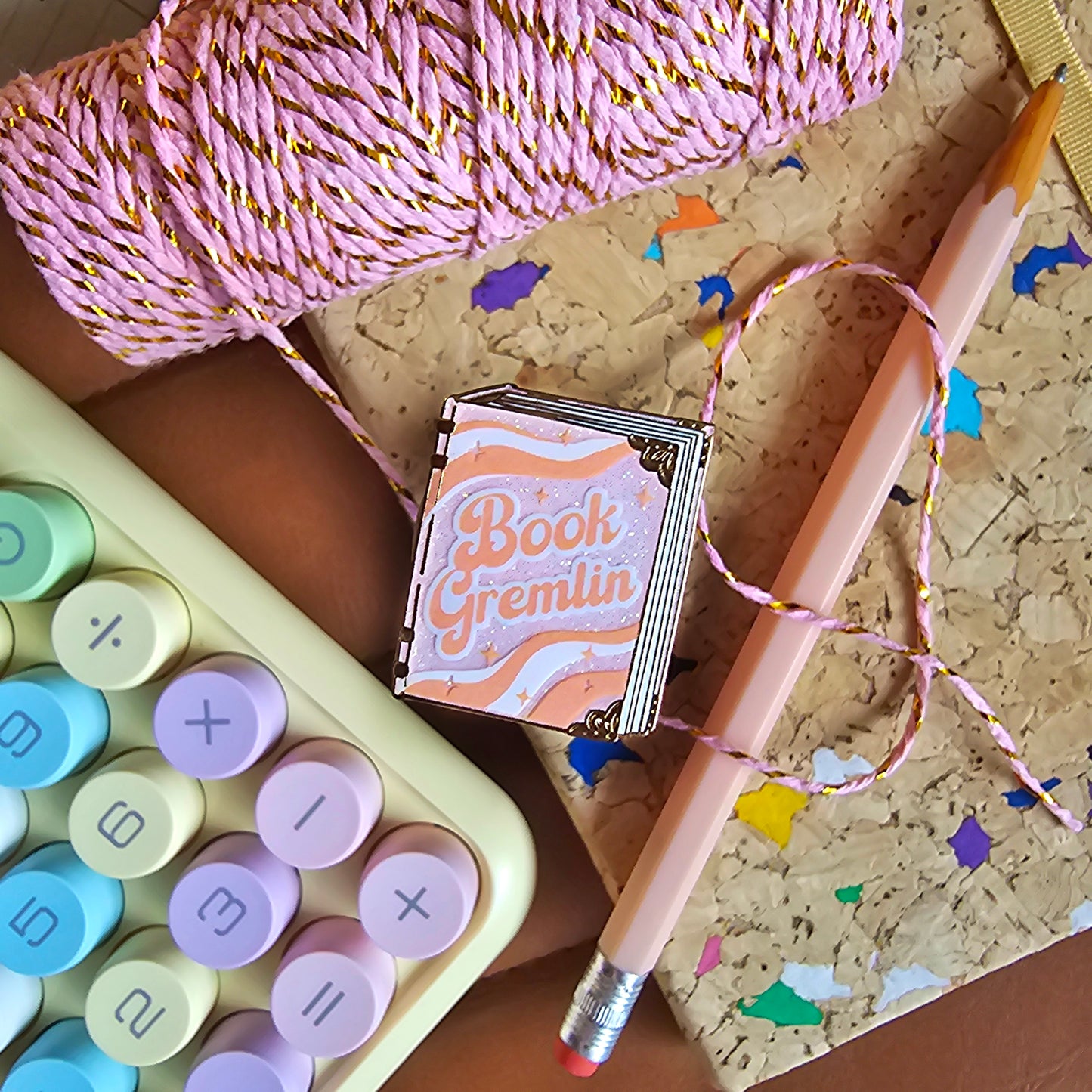 Tiny Tome Mini-Pin | Book Gremlin – The Enamel Library