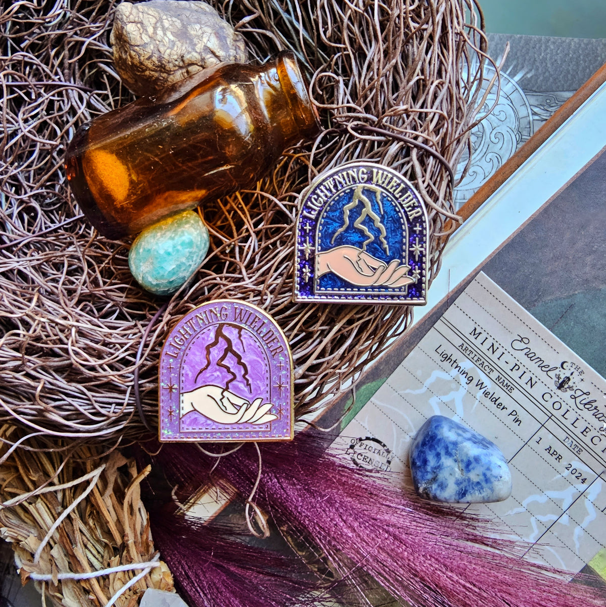 Officially Licensed Fourth Wing Mini-Pin | Lightning Wielder – The ...