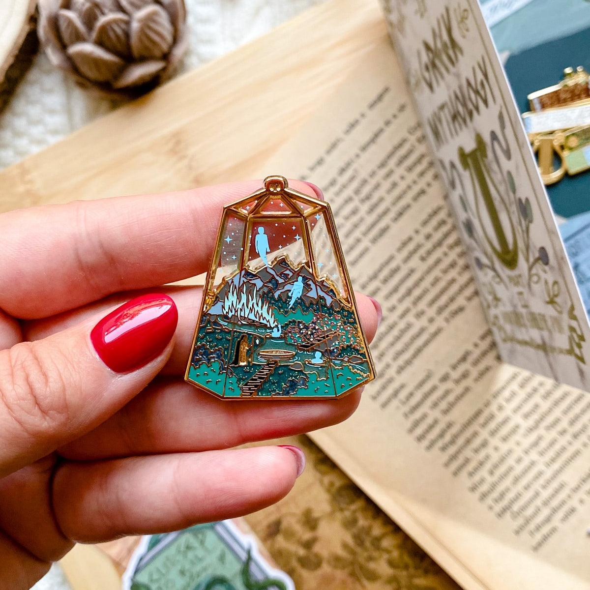 Location Terrarium Pin | The Underworld – The Enamel Library