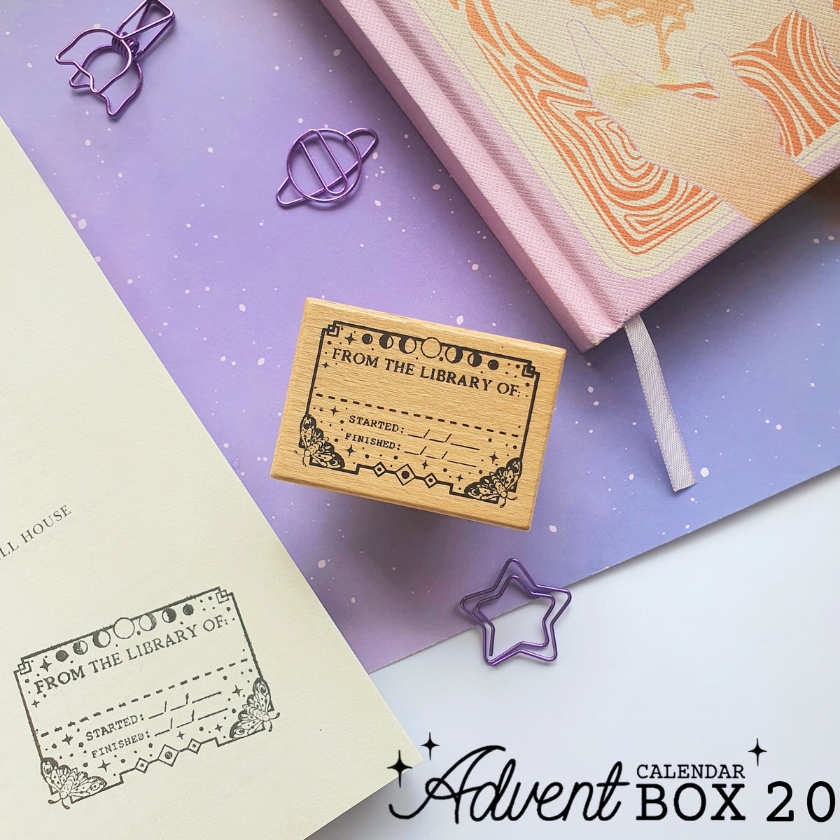 Rubber Stamp | Celestial Library – The Enamel Library