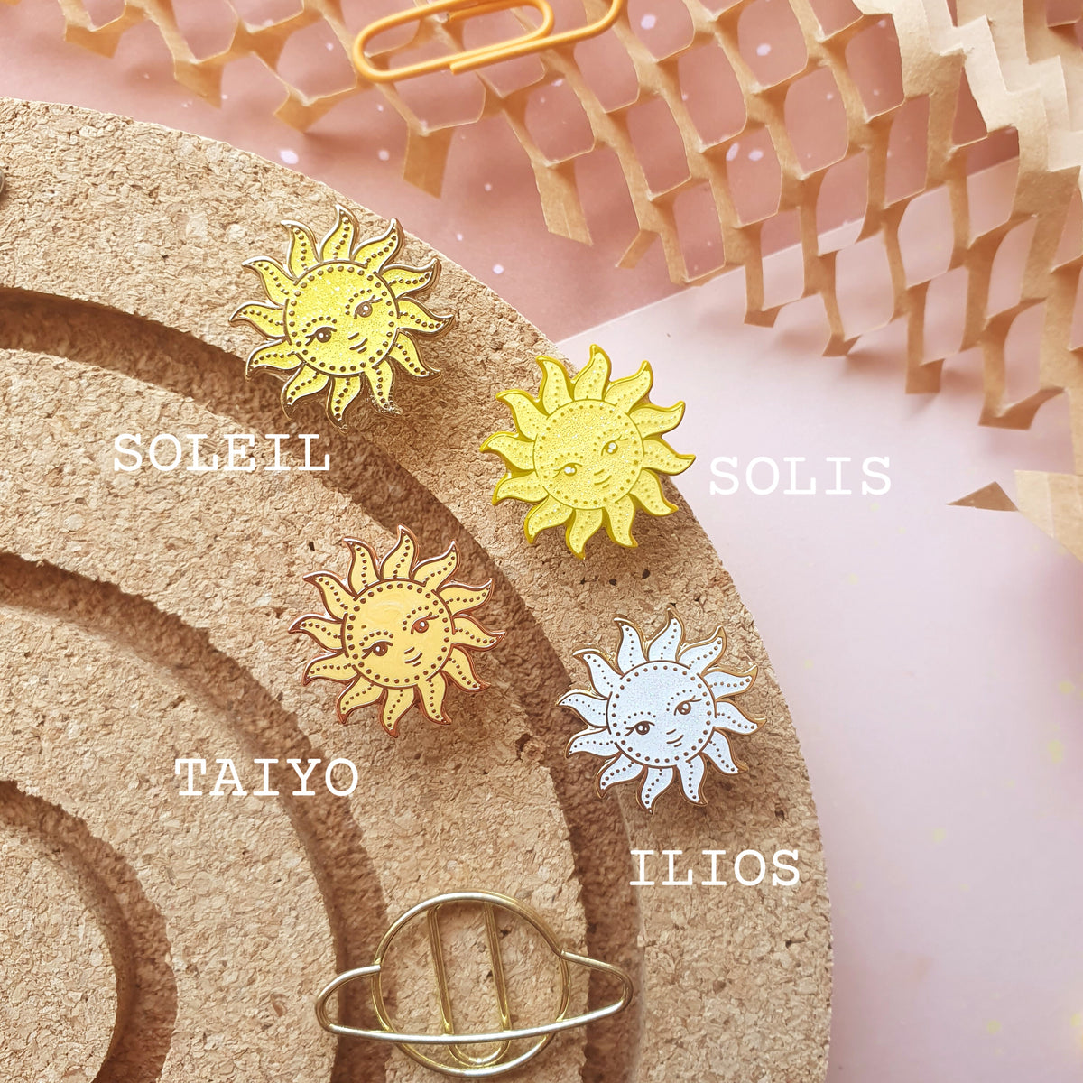 Sunshine Mini-Pins – The Enamel Library